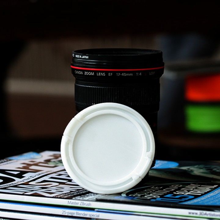 3D Printable Lens Cap 77mm Compatible Canon by did exe