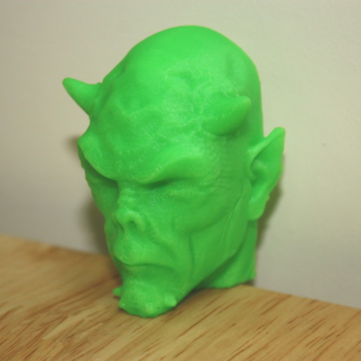 3D Printable Devils Head by Yvo Waldmeier