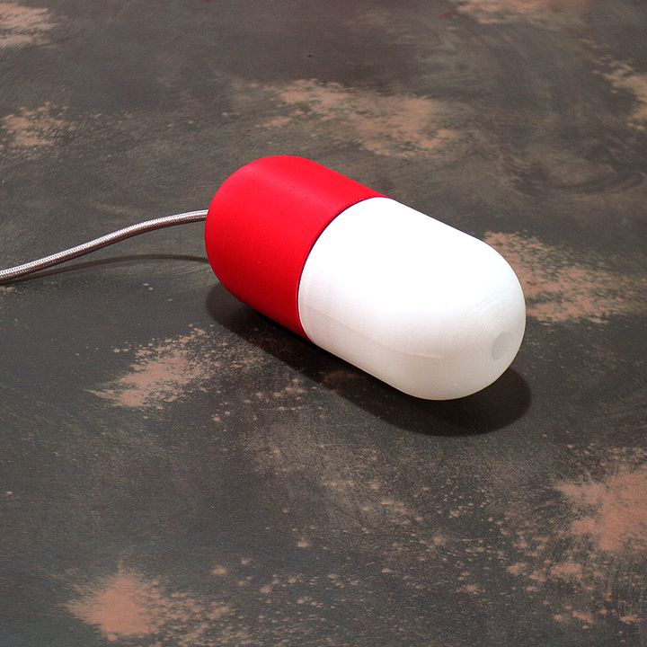 3D Printable Capsule Light by M Badia