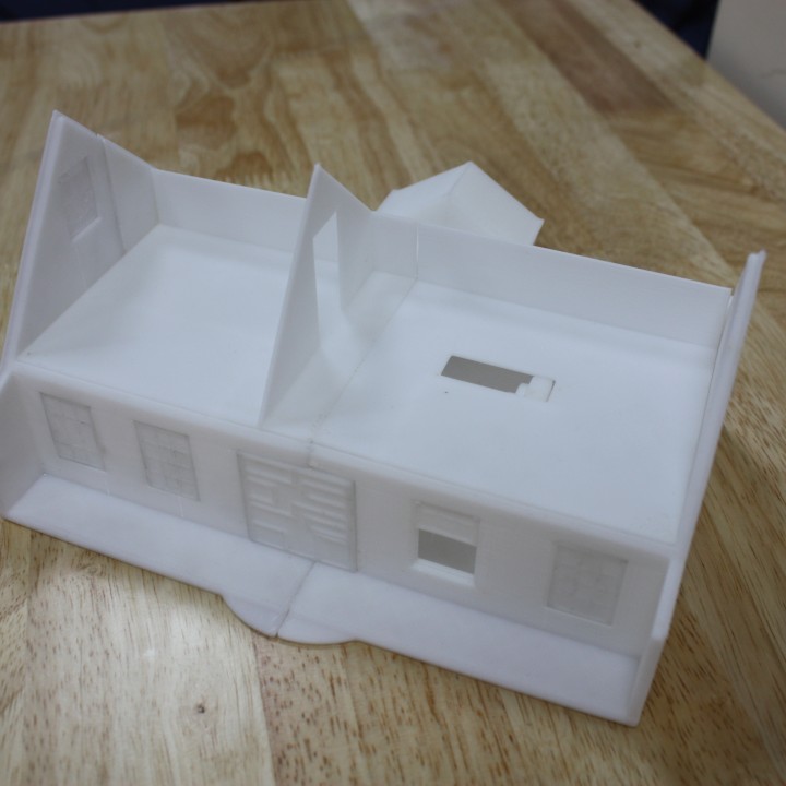 3D Printable Model House 'Americana' by Aleksandar Tomic