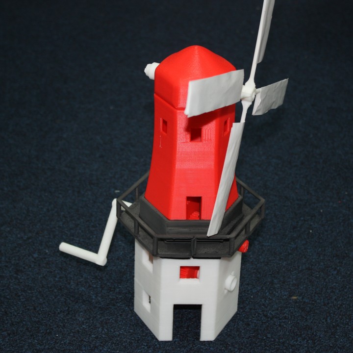 3D Printable Dutch Windmill by Jack Imakr