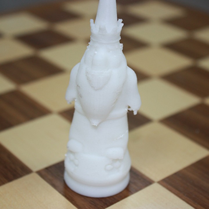 3D Printable Forest Fantasy Chess Set by Andrew Forster