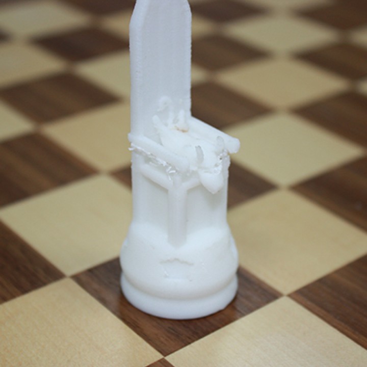 3D Printable Forest Fantasy Chess Set by Andrew Forster