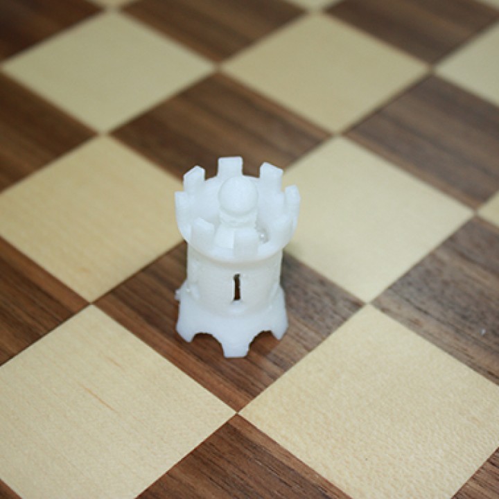 3D Printable Cone Chess by Andrew Coyne