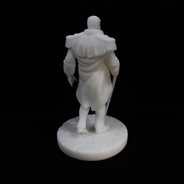 3D Printable Colonel Mustard for Cluedo by Daniel Schunemann