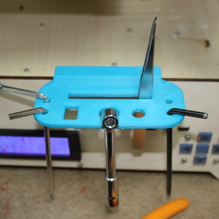 3D Printable Flashforge Creator tool holder by Jack Imakr