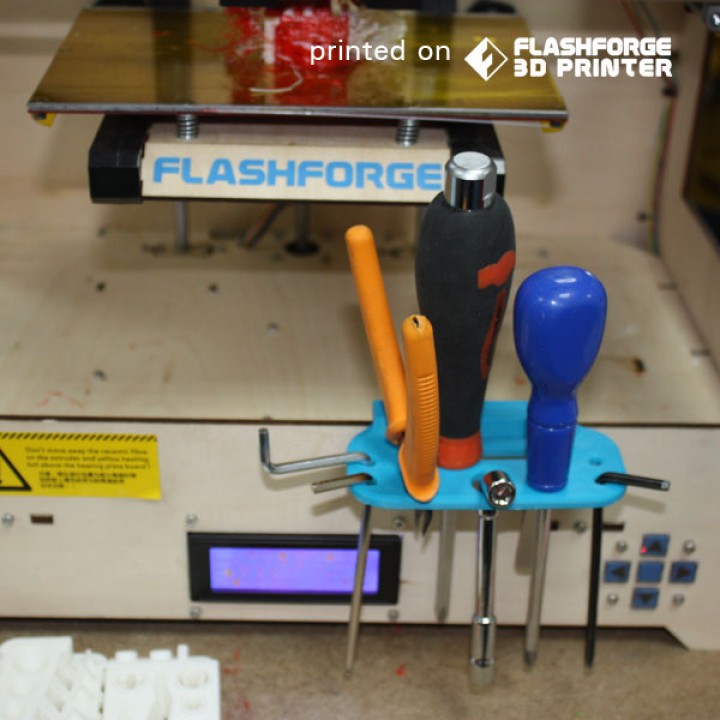 3D Printable Flashforge Creator tool holder by Jack Imakr