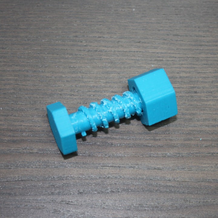 3D Printable Screw by Jack Imakr
