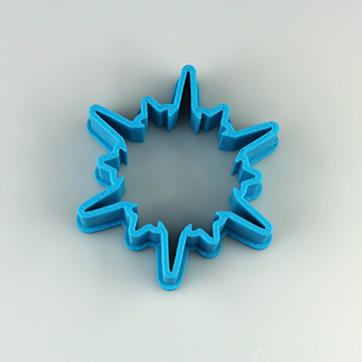3D Printable Snowflake Cookie Cutters by Robert Chandler