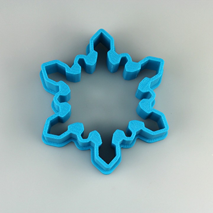 3D Printable Snowflake Cookie Cutters by Robert Chandler