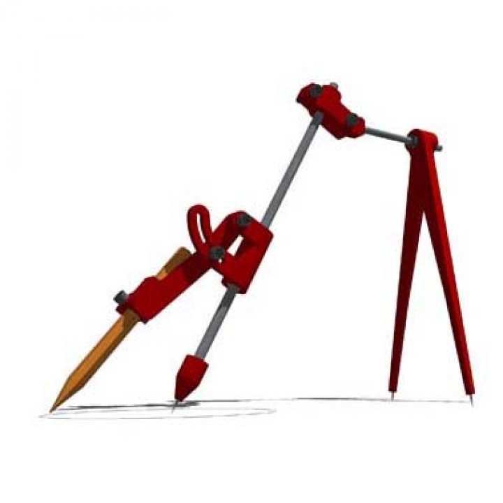 3D Printable Galileo's Compass by Ekaggrat Singh Kalsi