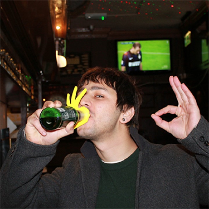 3D Printable Ok Beer Time by M Badia