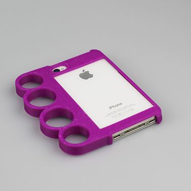 3D Printable Iphone brass knuckles by M Badia