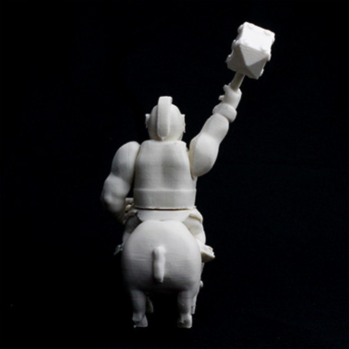 3D Printable Hog Rider Clash Of Clans by Lorna Barnshaw