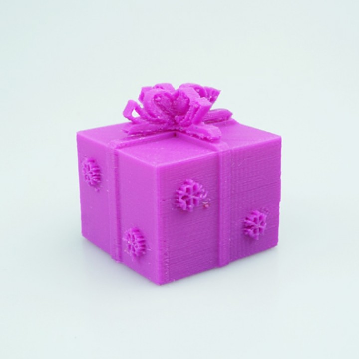 3D Printable Christmas Present Box by Kevin Symss
