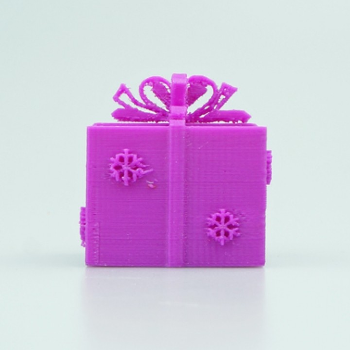 3D Printable Christmas Present Box by Kevin Symss