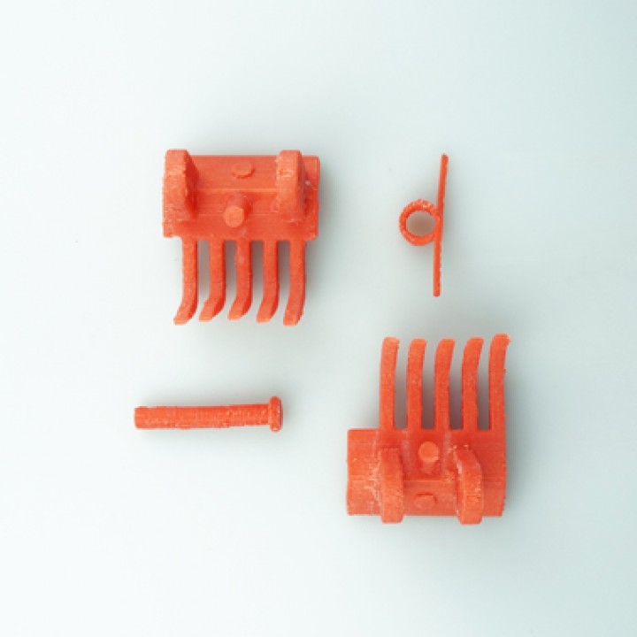 3D Printable Baby Girl Hair Clip by Sourbh kumar