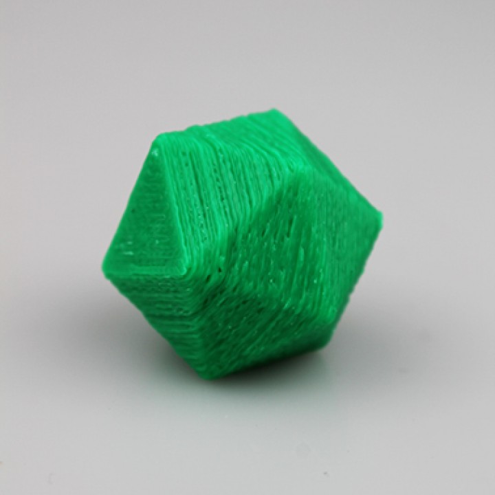 3D Printable 20-Sided Dice by muguet