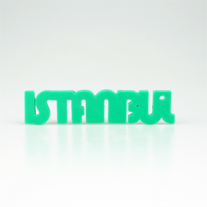3D Printable Istanbul Key Chain by muguet