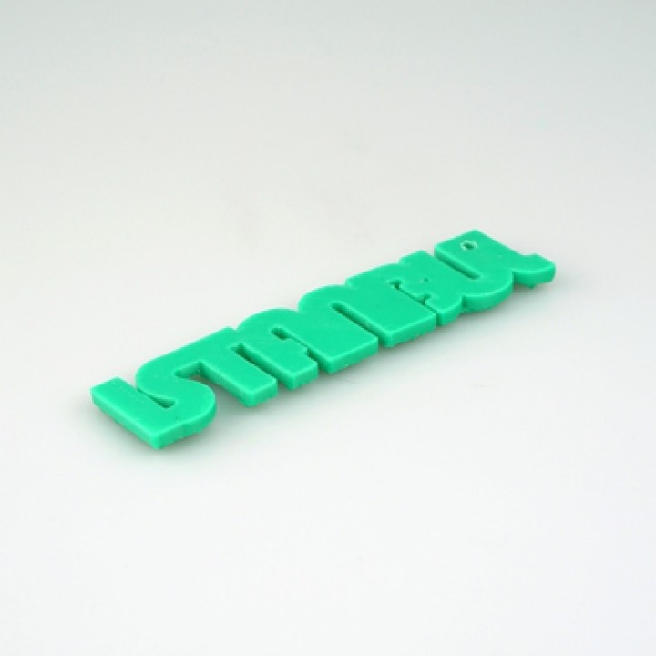 3D Printable Istanbul Key Chain by muguet