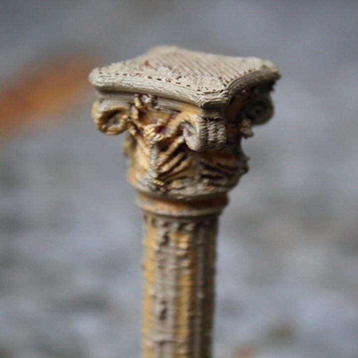 3D Printable Roman Column by Terrance Smith