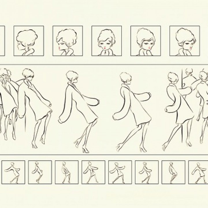 3D Printable Jo Ratcliffe Zoetrope Figurine by EDV