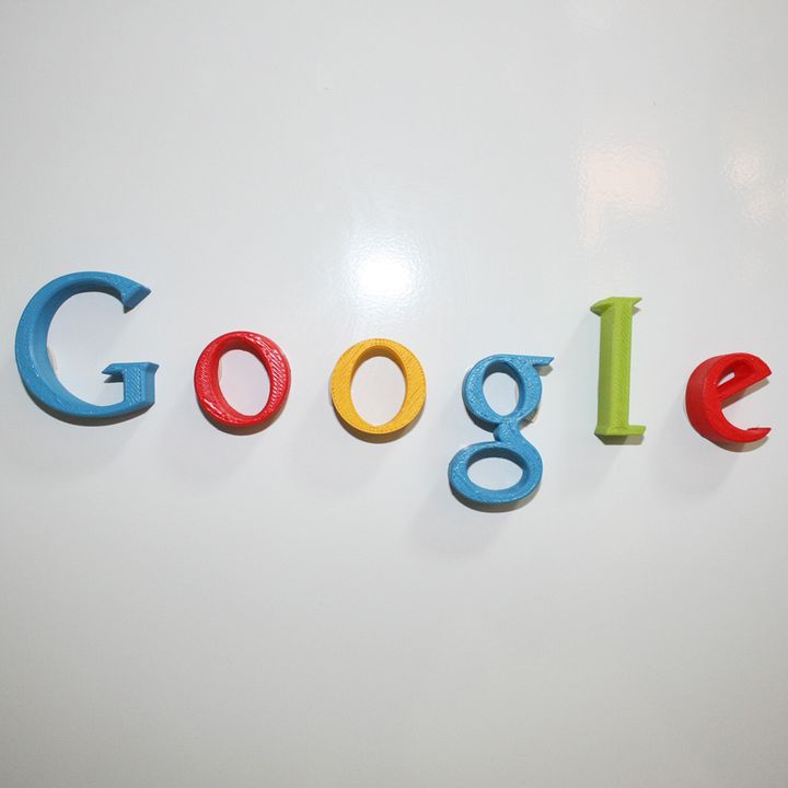 3D Printable Google Magnets by 3DRegan