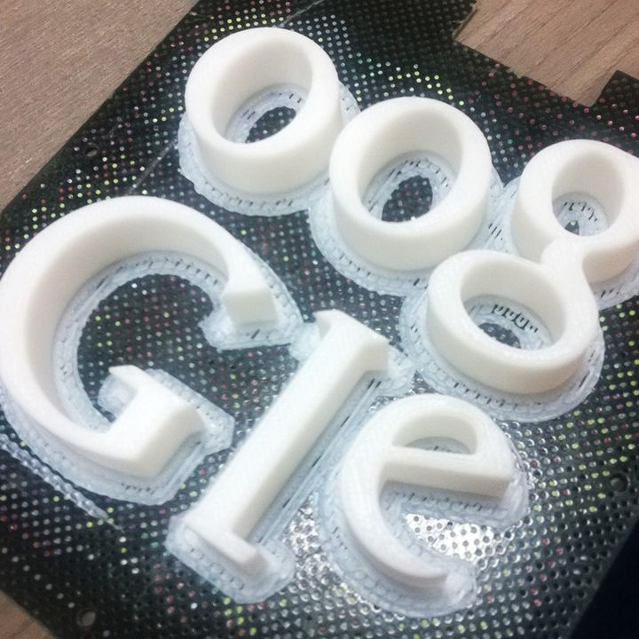 3D Printable Google Magnets by 3DRegan