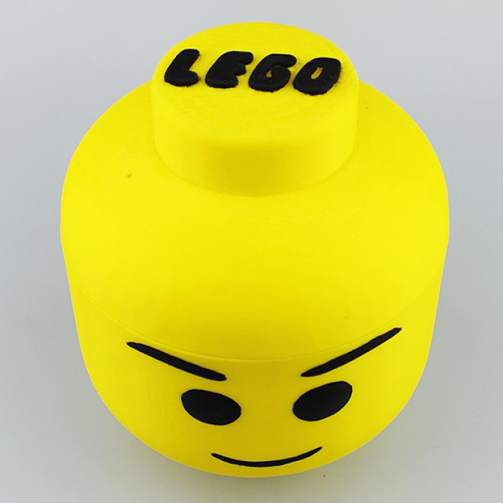 3D Printable Lego Storage Container by Fynn Große-Bley