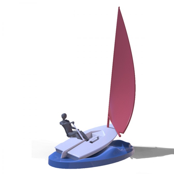 3D Printable Laser Boat Model by Andrew Coyne