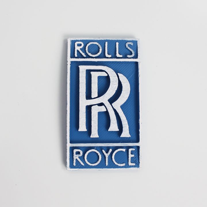 3D Printable Rolls Royce Logo by 3DRegan