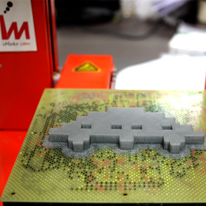 3D Printable Space Invader BONUS by Ricardo Alves