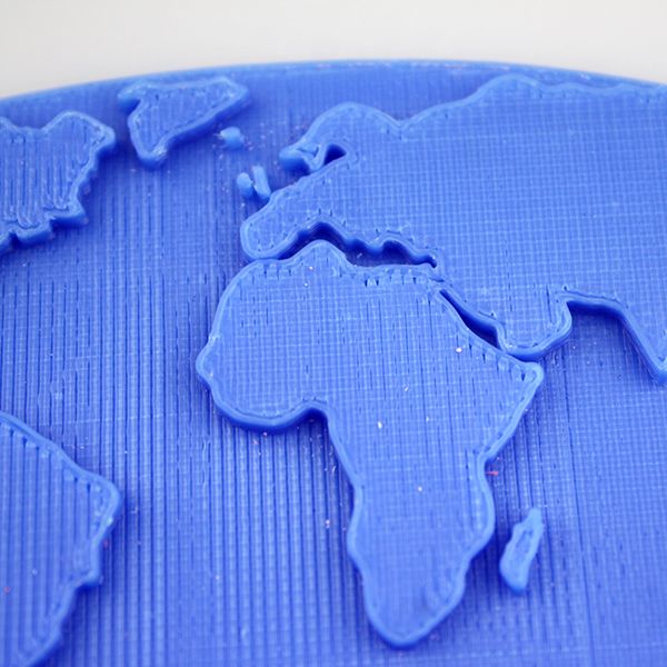 3D Printable World map by muguet