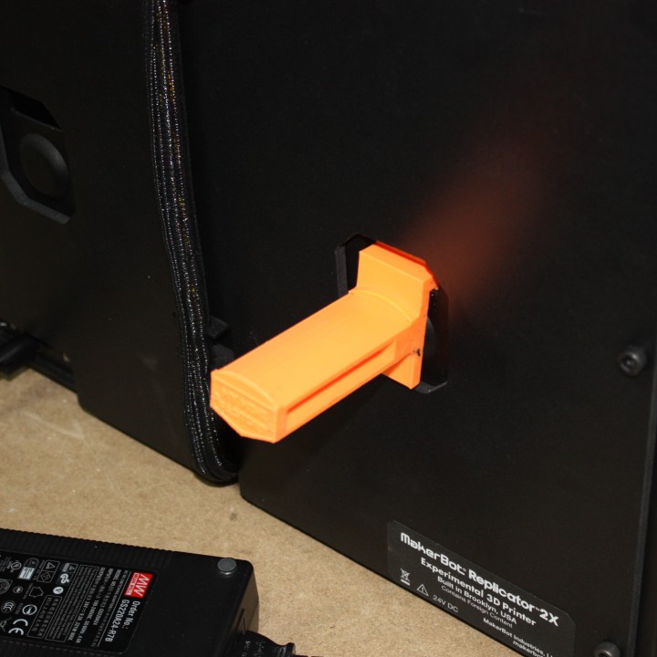 3D Printable My Mini Factory spool holder for Makerbot by Jack Imakr