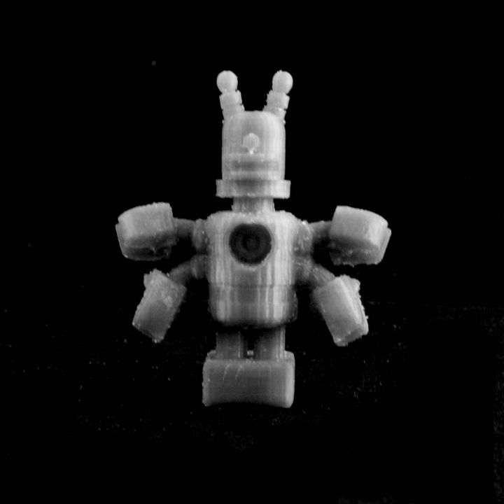 3D Printable Robot Ready Dr. Fluff by Thinker Thing