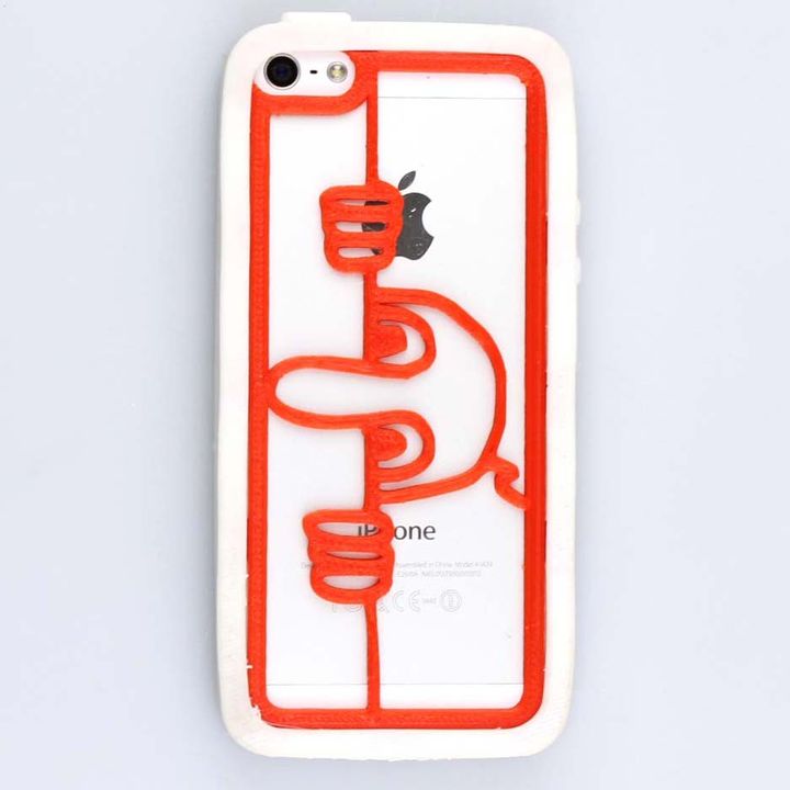 3D Printable Kilroy Was Here iPhone backplate by Glenn Reimche