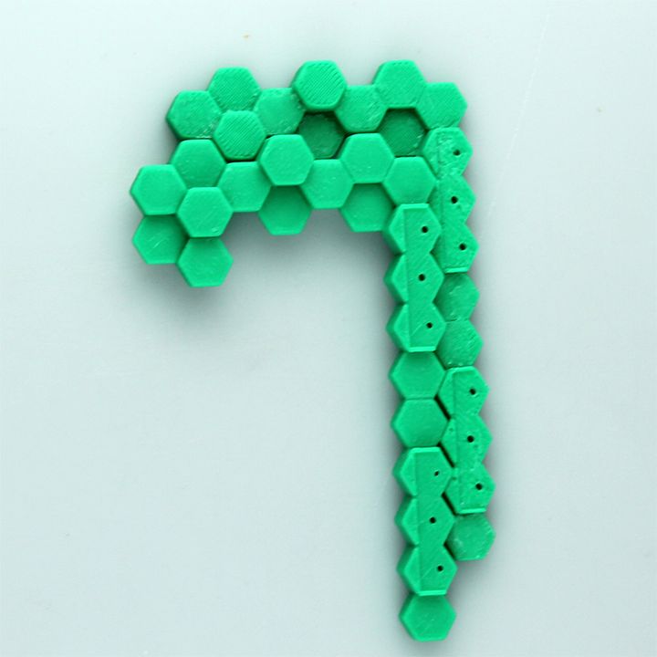 3D Printable Hexagonal Matrix Plate Supporter by Osin