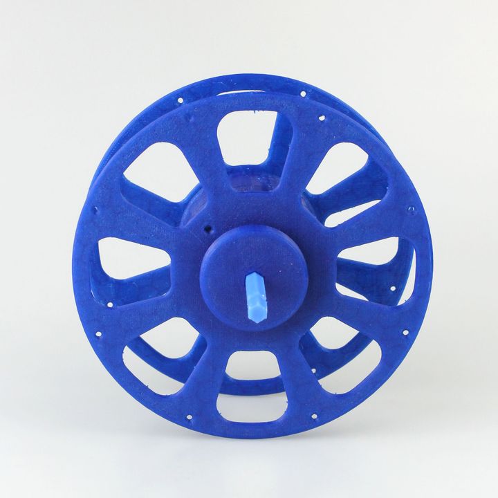 3D Printable 3D-printable split filament spool with threaded joint (135 ...