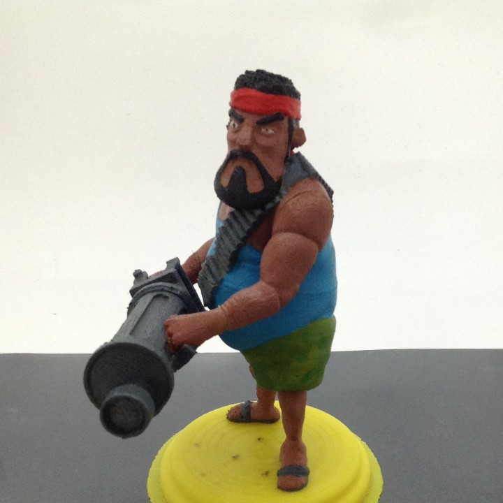 3D Printable Boom Beach Heavy Lv.1 by EDV