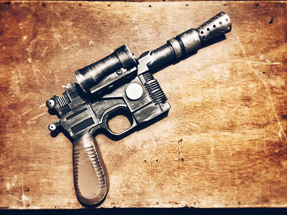 3D Printable Han Solo's Blaster Star Wars by EDV