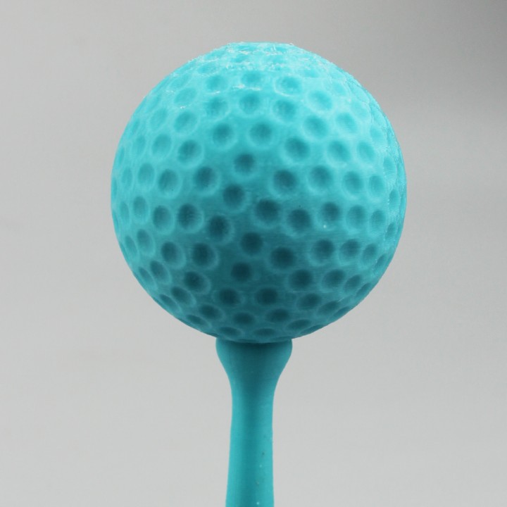 3D Printable Banner Golf Trophy by 3DRegan