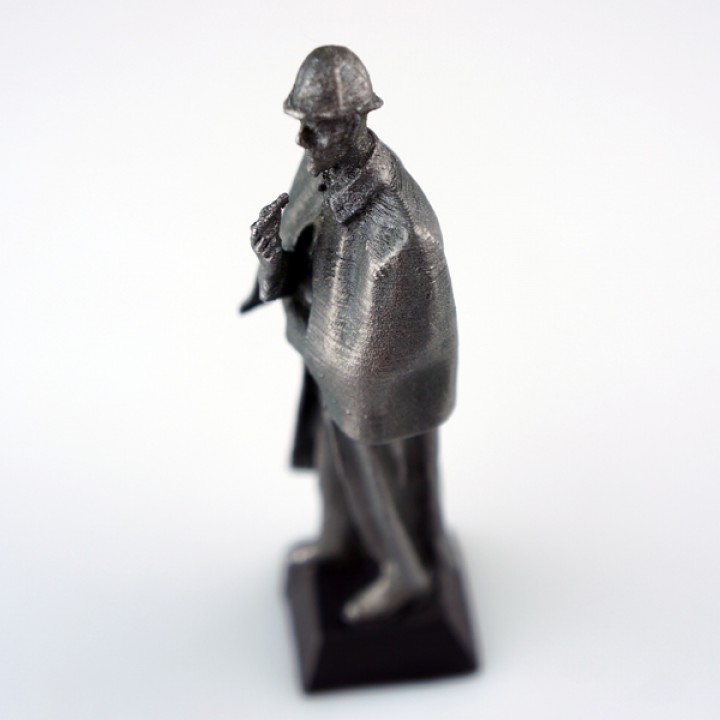 3D Printable Sherlock Holmes Statue at Baker Street, London by Scan The ...
