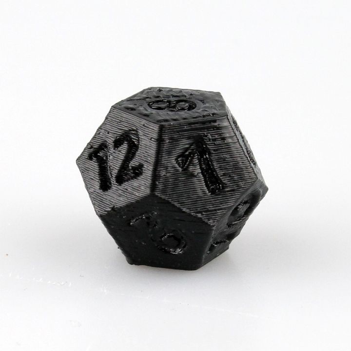 3D Printable Polyhedral Dice (12 Sides) by davidnguyen