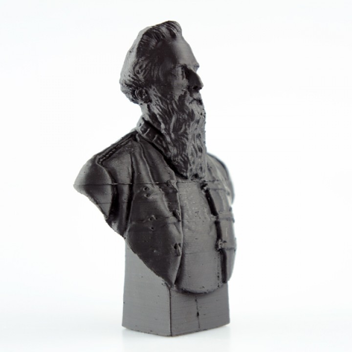 3D Printable William Booth Bust on Mile End Road, London by Scan The World