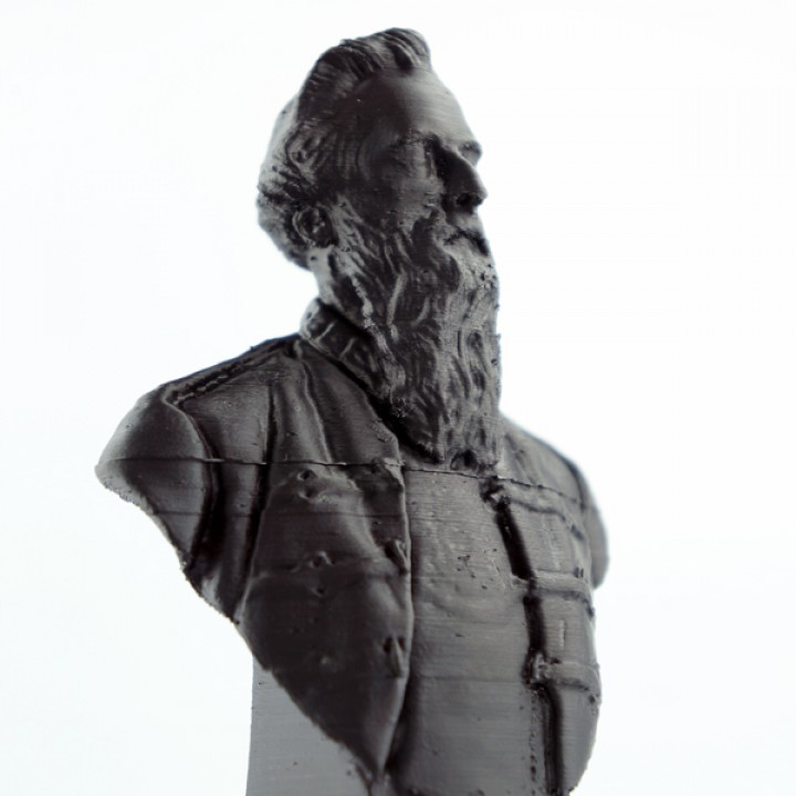 3D Printable William Booth Bust on Mile End Road, London by Scan The World