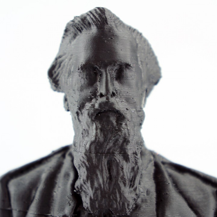 3D Printable William Booth Bust on Mile End Road, London by Scan The World