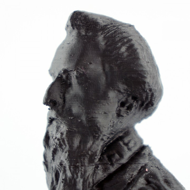 3D Printable William Booth Bust on Mile End Road, London by Scan The World