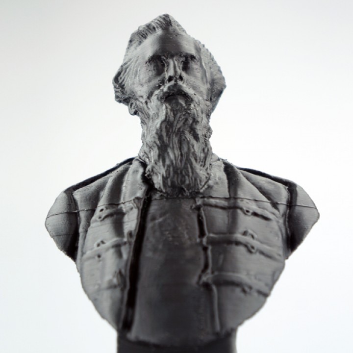 3D Printable William Booth Bust on Mile End Road, London by Scan The World