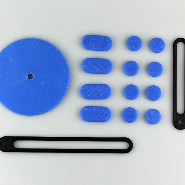 3D Printable Dot Clock by Stewart Davies