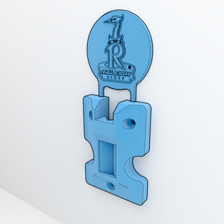 3D Printable Simple Bike Mount by Andrew Forster